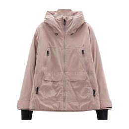 CMP Damen Winterjacke, rosa, Gr. L, Obermaterial: 100% Polyester. Futter: 100% Polyester. Wattierung: 100% Polyester, Jacken, mit Polyesterfutter