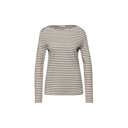 Street One Langarmshirt in light terra mocha | Gr.: 38