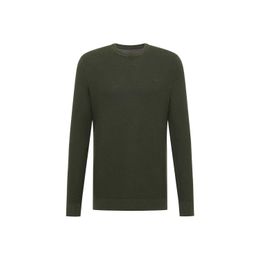 Mustang Herren Sweater "Strickpullover Style Elliot", gr&uuml;n, Gr. L, Obermaterial: 100% Baumwolle CO., Sweatshirts