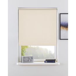 Seitenzugrollo OTTO HOME, B:45cm H:150cm, beige, Polyester, Rollos, "THEMSE", Bestseller, Rollo Fenster, Verdunkelung, mit Klemmtr&auml;gern
