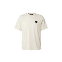 2Y Premium Herren T-Shirt "2Y Premium Nirix Slim Fit Tee", beige, Gr. S, bedruckt, 100% Baumwolle, Shirts