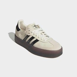 Damen Sneaker "SAMBAE", adidas originals, Gr. 38,5, schwarz-wei&szlig;, Leder, Schuhe