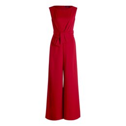 Vera Mont Damen Overall "Damen mit weitem Bein", rot, Gr. 38, Cr&ecirc;pe, Obermaterial: 95% Polyester, 5% Elasthan. Futter: 100% Polyester, Overalls,