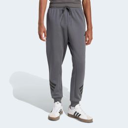 Herren Sporthose "FUTURE ICONS 3-STREIFEN"grau six, normal, gr., Gr. XL, adidas Sportswear, Obermaterial: 67% Polyester, 33% Baumwolle, Hosen