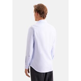 Seidensticker Herren Businesshemd "Schwarze Rose", wei&szlig;, Gr. 44, Strukturmuster, 100% Baumwolle, Hemden, Shaped 1/1 Kentkragen Struktur