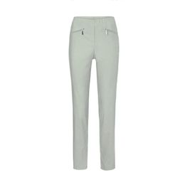 GOLDNER Damen 2-in-1-Hose "Kurzgr&ouml;&szlig;e Schlupfhose LOUISA mit Steppn&auml;hten", gr&uuml;n, Gr. 20, Obermaterial: 67% Baumwolle CO. 28% Polyamid PA. 5% Elasthan