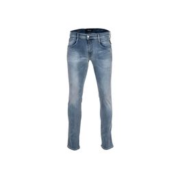 Replay Herren Skinny-fit-Jeans "Jeans Hyperflex ANBASS", blau, Gr. 30, Obermaterial: 85% Baumwolle CO. 10% Polyester PES. 5% Elasthan EL., Jeans