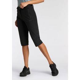 CMP Damen Trekkinghose, schwarz, Gr. 40, Obermaterial: 89% Polyester, 11% Elasthan, Hosen, mit Rei&szlig;verschlusstaschen, atmungsaktiv, gerader
