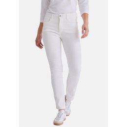 STOOKER WOMEN Damen 5-Pocket-Jeans "Milano Denim Magic Shape Fit Jeans", wei&szlig;, Gr. 44, Denim/Jeans, 98% Baumwolle, 2% Elasthan, Jeans, Casual Clean