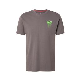 Alpha Industries T-Shirt Herren Gr&ouml;&szlig;e XL schlammfarben / apfel