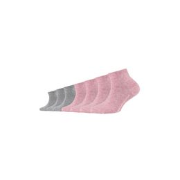 Camano Kurzsocken 7er Pack chalk pink melange | Gr.: 31-34