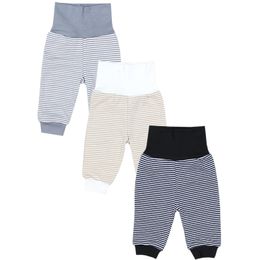 TUPTAM M&auml;dchen Pumphose "Pumphose Baby Jungen Lange Pumphose 3er Pack", blau, Gr. 92, Obermaterial: 100% Baumwolle CO., Hosen
