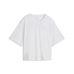 Puma Damen T-Shirt "CLASS RELAXED GRAPHIC TEE", wei&szlig;, Gr. M, unifarben, Jersey, Obermaterial: 100% Baumwolle, Shirts, mit kurzem Schnitt,