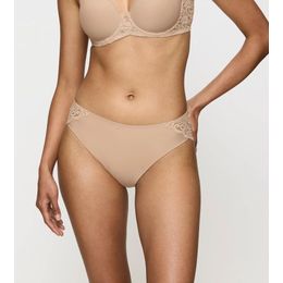 Triumph Damen Slip "Amourette Tai", Gr. 44, beige, Microfaser, Obermaterial: 83% Polyamid, 17% Elasthan, unifarben, Unterhosen, Stretch-Spitze