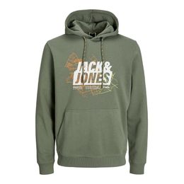 Jack & Jones JACK & JONES Sweatshirt 'JORMap' male size XL Yellow / Khaki / Orange / White
