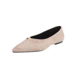 Ital-Design Ballerina in Hellbraun | Gr.: 40