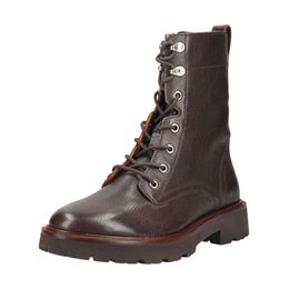 Geox Damen Schn&uuml;rstiefelette "Geox Stiefelette Leder", Gr. 39, braun, Leder, Schuhe