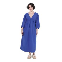 Ulla Popken Kleid in azurblau | Gr.: 50-52