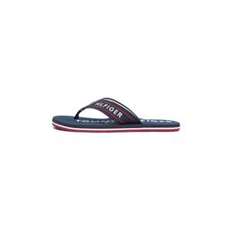 Tommy Hilfiger Zehentrenner Herren Gr&ouml;&szlig;e 41 navy / rot / wei&szlig;