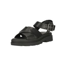 Clarks Damen Sandale "Orinoco3", Gr. 41,5, schwarz, Leder, Schuhe, mit profilierter Laufsohle