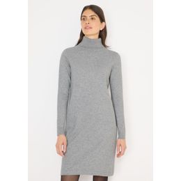 Cecil Damen Strickkleid, grau, Gr. M, meliert, Web, 33% Polyester, 31% Polyacryl, 24% Baumwolle, 12% Nylon, Kleider, knielang