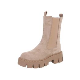Ital-Design High Heel in Hellbraun | Gr.: 41