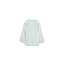 Tom Tailor Langarmbluse in blue haze white stripe | Gr.: 38