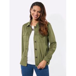 WITT WEIDEN Lederimitat-Blazer in schilf | Gr.: 40