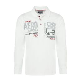 Carisma Herren T-Shirt "Carisma Longsleeve", wei&szlig;, Gr. M, uni, Obermaterial: 100% Baumwolle CO., Shirts, Premium Langarmpolo