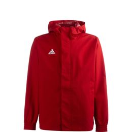 adidas Performance Sportjacke 'Entrada 22' Jungen Gr&ouml;&szlig;e 116 karminrot / wei&szlig;