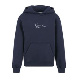 Karl Kani Jungen Kapuzenpullover "Karl Kani Small Signature Essential Hoodie Junior", blau, Gr. 158, mehrfarbig, 80% Baumwolle, 20% Polyester,