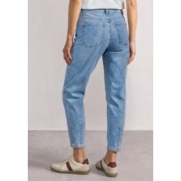 Street One Damen Loose-fit-Jeans "Style Karlie"light blau wash, Gr. 27, unifarben, Denim/Jeans, Obermaterial: 63% Baumwolle, 25% Polyester, 10%