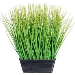 Kunstgras Creativ green, B:20cm H:30cm T:10cm, gr&uuml;n, Kunststoff, Kunstpflanzen, "Gras"