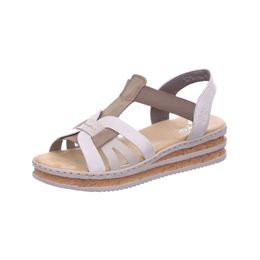 Rieker Sandalen in fango/ivory/ginger | Gr.: 41