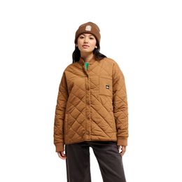 Quiksilver Damen Steppjacke "Shining Quilted", braun, Gr. M, Obermaterial: 100% Polyamid., Jacken