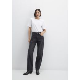 Mavi Damen Weite Jeans "LEILA W/Cut", schwarz, Gr. 31, 99% Baumwolle, 1% Elasthan, Jeans, Baggy Jeans