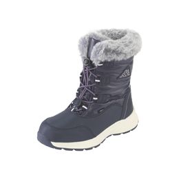Kappa M&auml;dchen Winterboots "Ruth", Gr. 32, blau, Synthetik, Schuhe, Winterschuhe, Winterstiefel, Snowboots, gef&uuml;ttert, wasserdicht