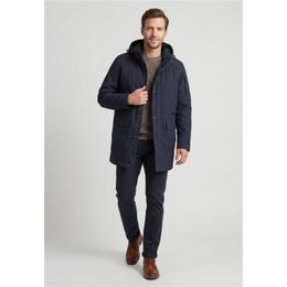 NEW CANADIAN Herren Outdoorjacke, blau, Gr. 62, unifarben, 100% Polyester, Jacken, mit abnehmbarer, verstellbarer Kapuze