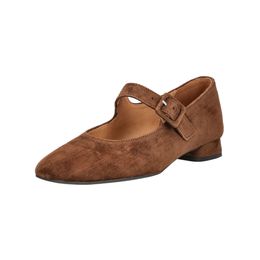 Gabor Damen Pumps "Gabor Pumps Veloursleder", Gr. 42, braun, Veloursleder, Schuhe