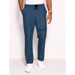 CLASSIC Herren Schlupfhose, blau, Gr. 46, unifarben, 100% Polyester, Hosen