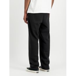 Herren Sweathose "Basic Jogger Straight Leg SL", schwarz, Gr. XXXL, Alpha Industries, unifarben, angeraute Sweatware, Obermaterial: 80% Baumwolle,