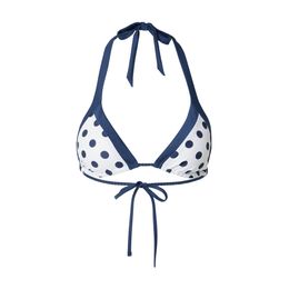 Hollister Bikinitop Damen Gr&ouml;&szlig;e 80 navy / wei&szlig;