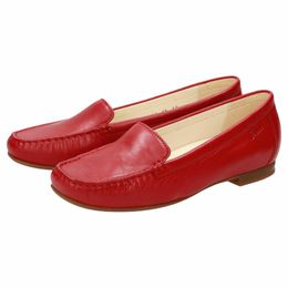 Sioux Damen Slipper "Zalla", Gr. 40, rot, Obermaterial: 100% Lammnappaleder LANA. 100% Gummi rubber., Schuhe