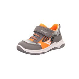 Superfit Sneaker COOPER in Hellgrau/Orange | Gr.: 25