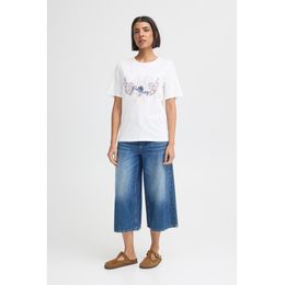 Pulz Jeans Kurzarm-Bluse PZBETHANY Regular fit in Bright White | Gr.: S