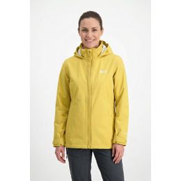 Jack Wolfskin Damen Outdoorjacke "TRAILTIME 2L JKT W", gelb, Gr. S, Web, Obermaterial: 100% Polyester. Futter: 100% Polyester, Jacken, wasserdicht,