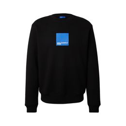 KARL LAGERFELD JEANS Sweatshirt Herren Gr&ouml;&szlig;e XXL hellblau / schwarz / wei&szlig;