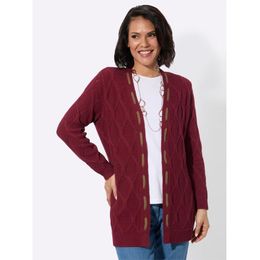 WITT WEIDEN Strickjacke in dunkelrot | Gr.: 36
