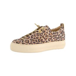 Paul Green Damen Sneaker "Paul Green Sneaker Leder", Gr. 40, braun, Leder, Schuhe