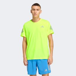 Herren Laufshirt "ADI365 CLIMACOOL", gelb, Gr. XL, adidas Performance, Obermaterial: 100% Polyester, Shirts